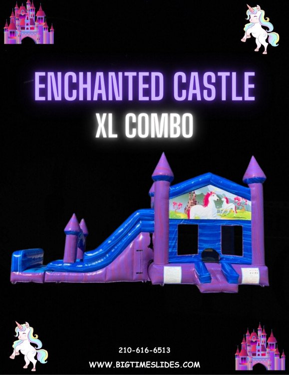 Enchanted Castle XL Combo - Big Time Slides Stockdale TX